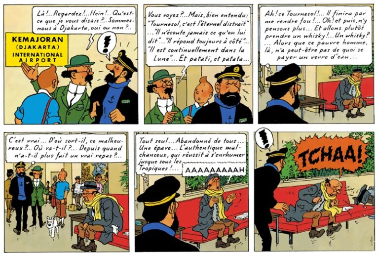 Tous les albums de Tintin : 22. Vol 714 pour Sydney (1968) - Benzine ...